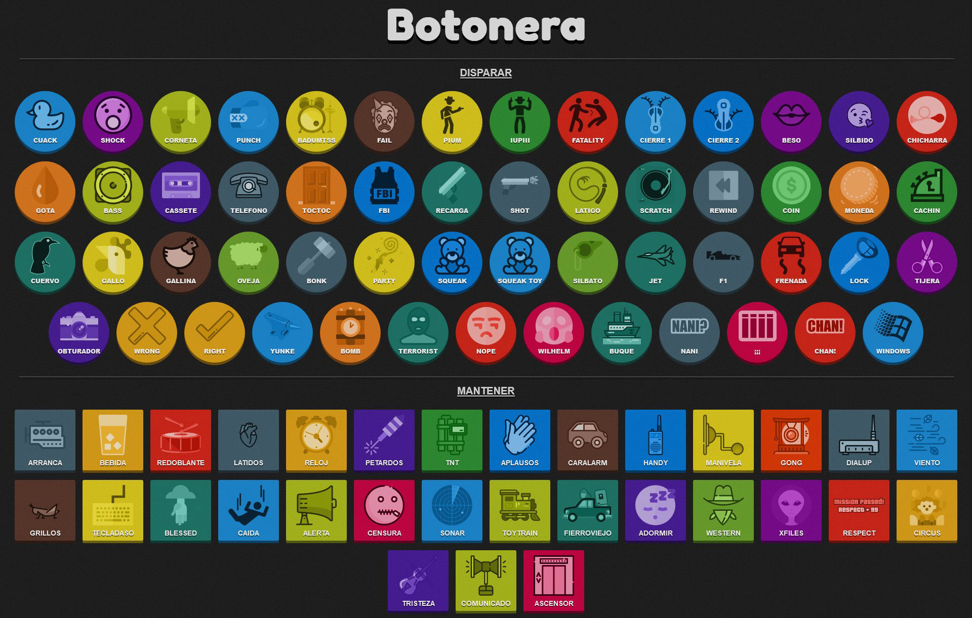 Webapp - La Botonera • Guillermo Rubiolo